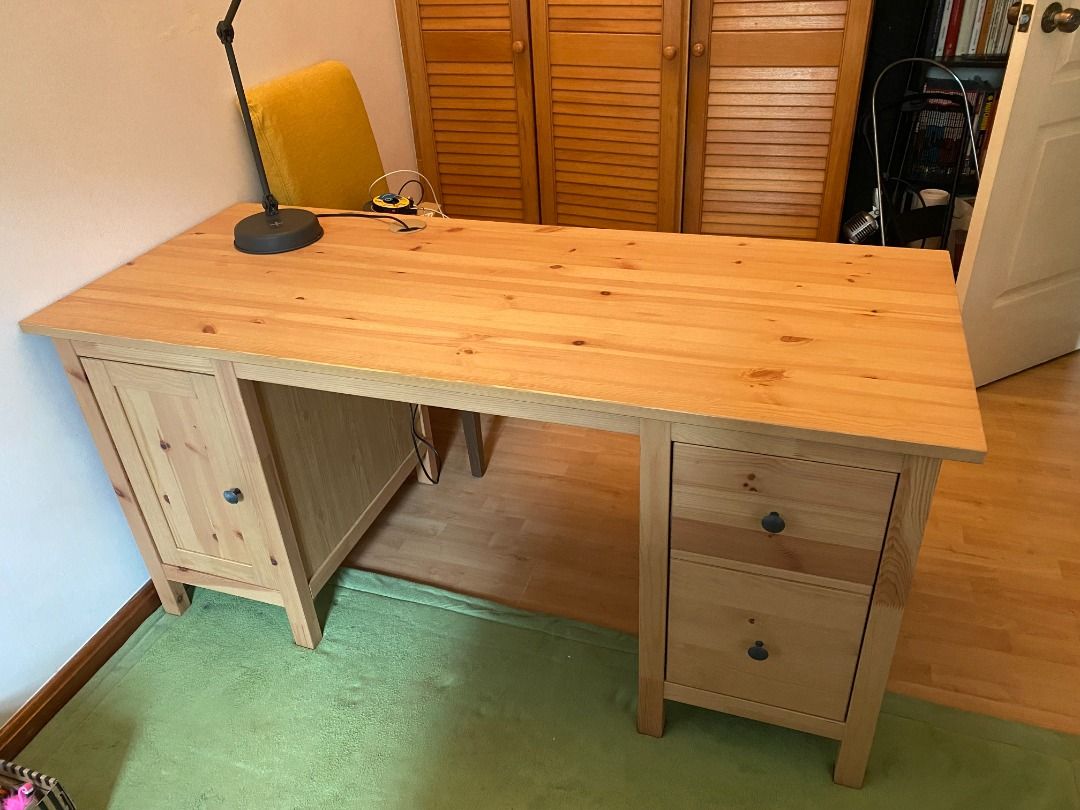 Desk computer IKEA Hemnes, Furniture & Home Living, Furniture, Other ...