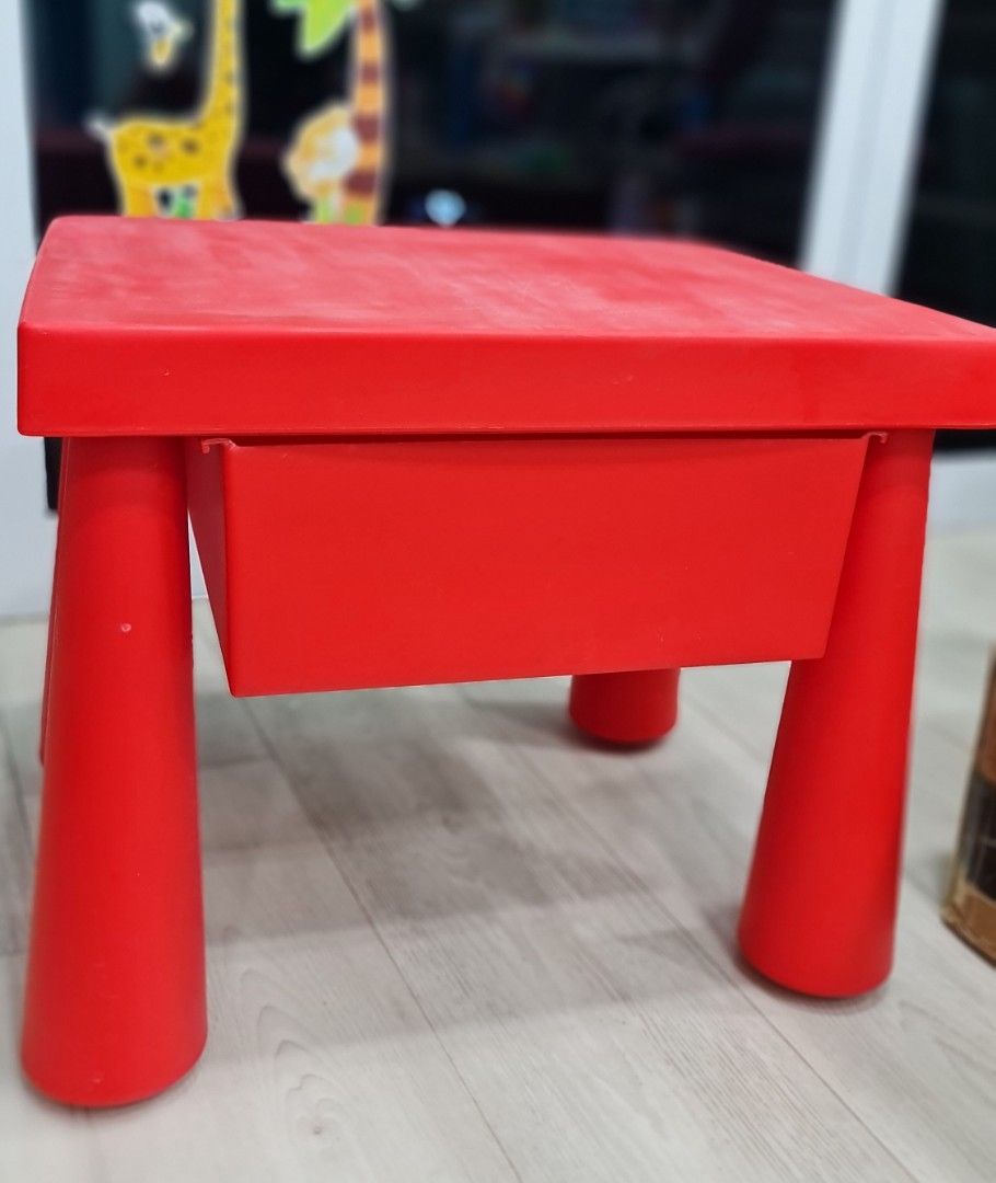 IKEA Kids Side Table MAMMUT, Babies & Kids, Baby Nursery & Kids ...