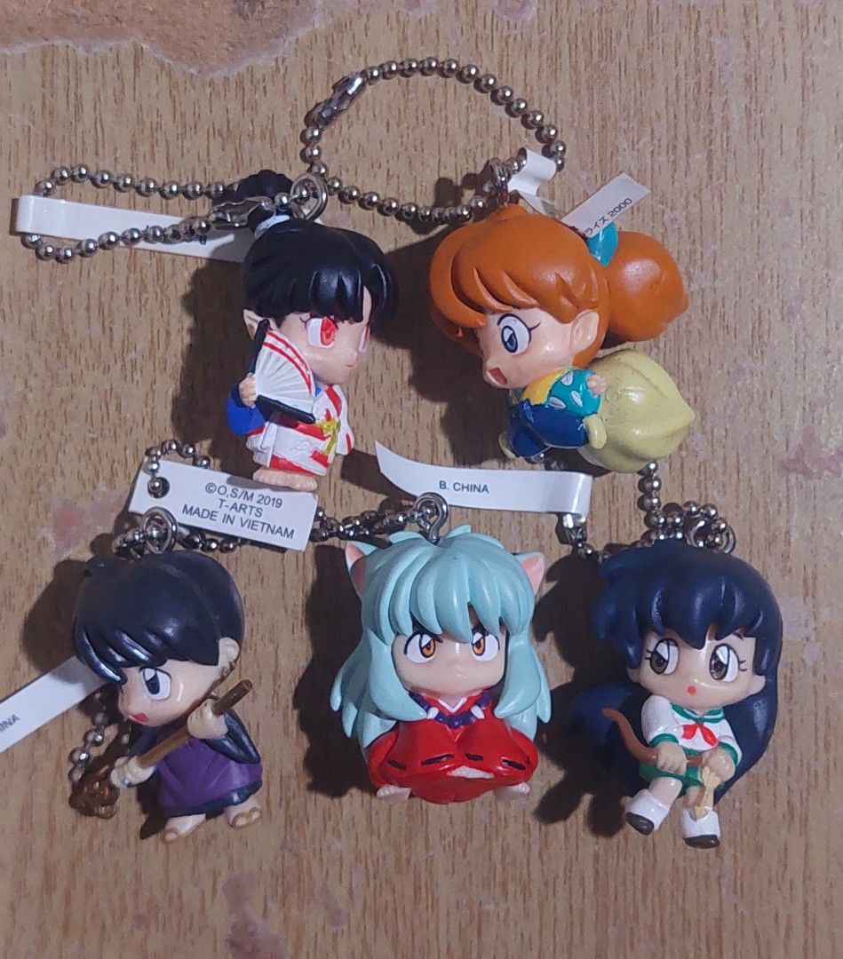 Inuyasha Keychain Set, Hobbies & Toys, Toys & Games on Carousell
