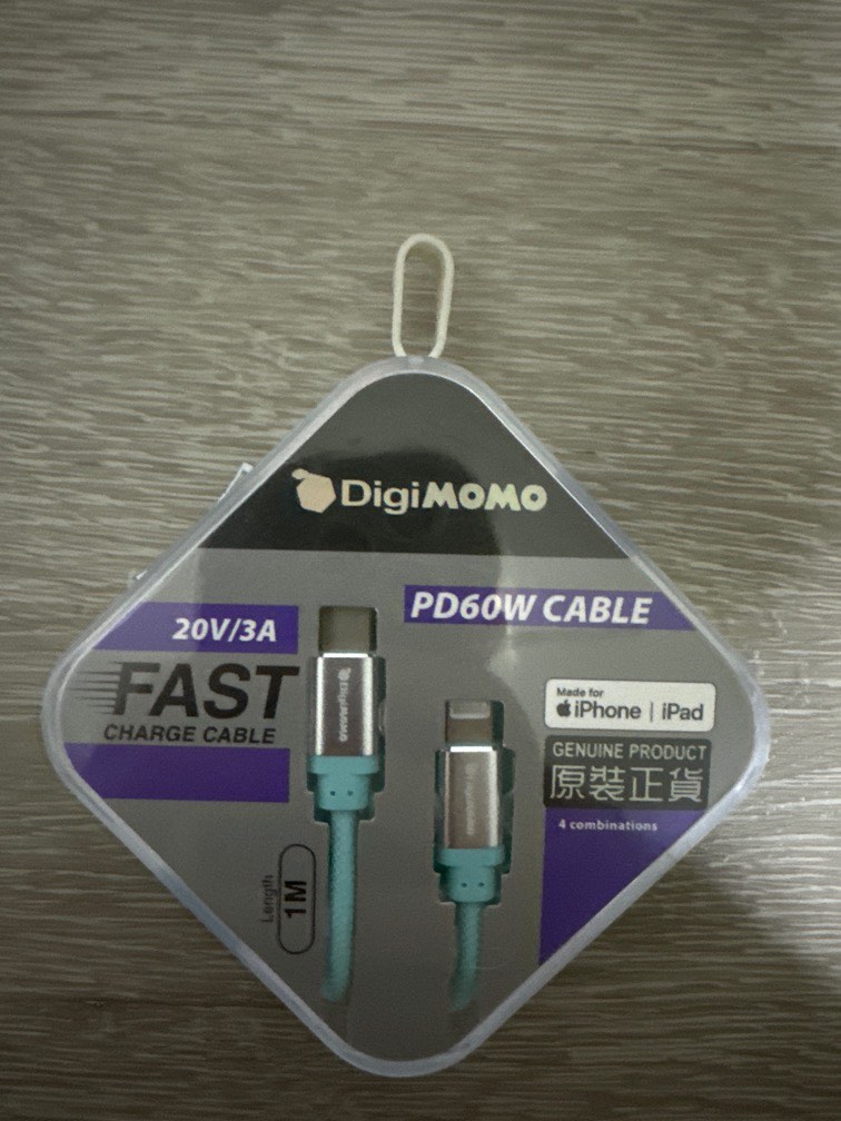 DigiMOMO iPhone cable PD60W, Mobile Phones & Gadgets, Mobile & Gadget ...