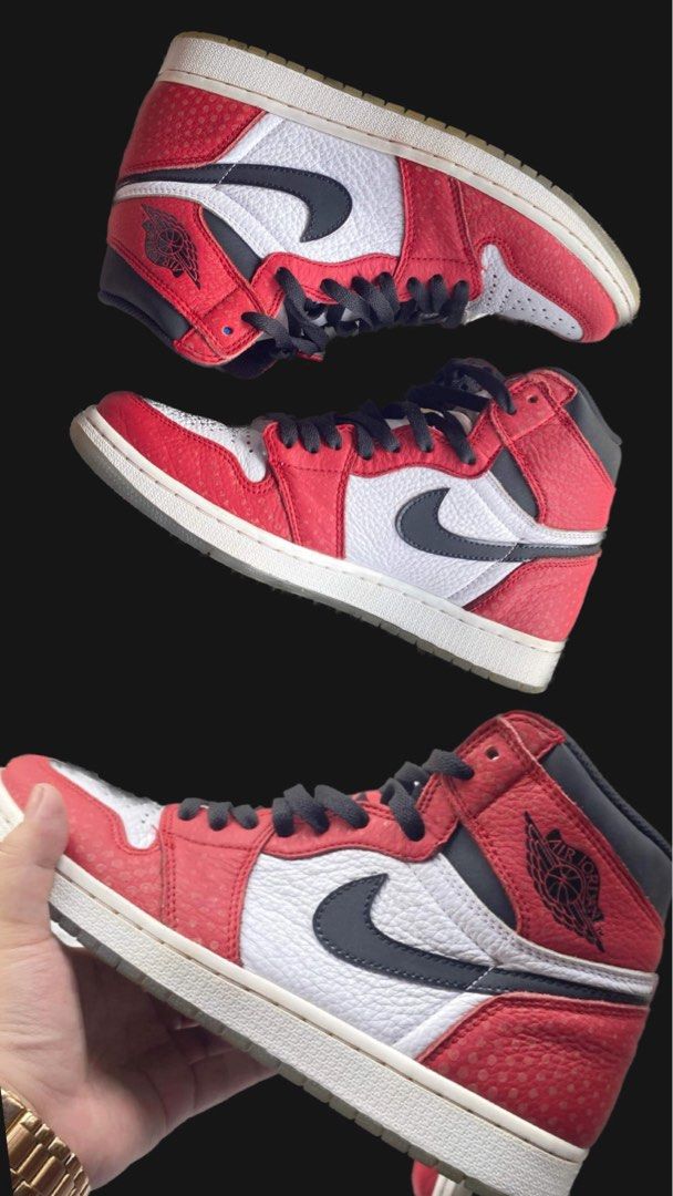 J1- SPIDER VERSE without Box (OG), Men's Fashion, Footwear, Sneakers on ...