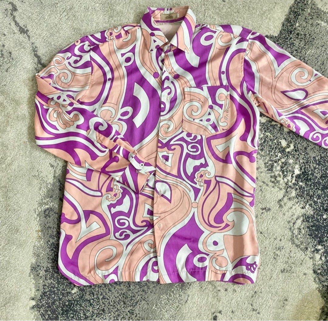 JAKEL Baju Kemeja Batik Formal, Men's Fashion, Tops & Sets, Formal ...