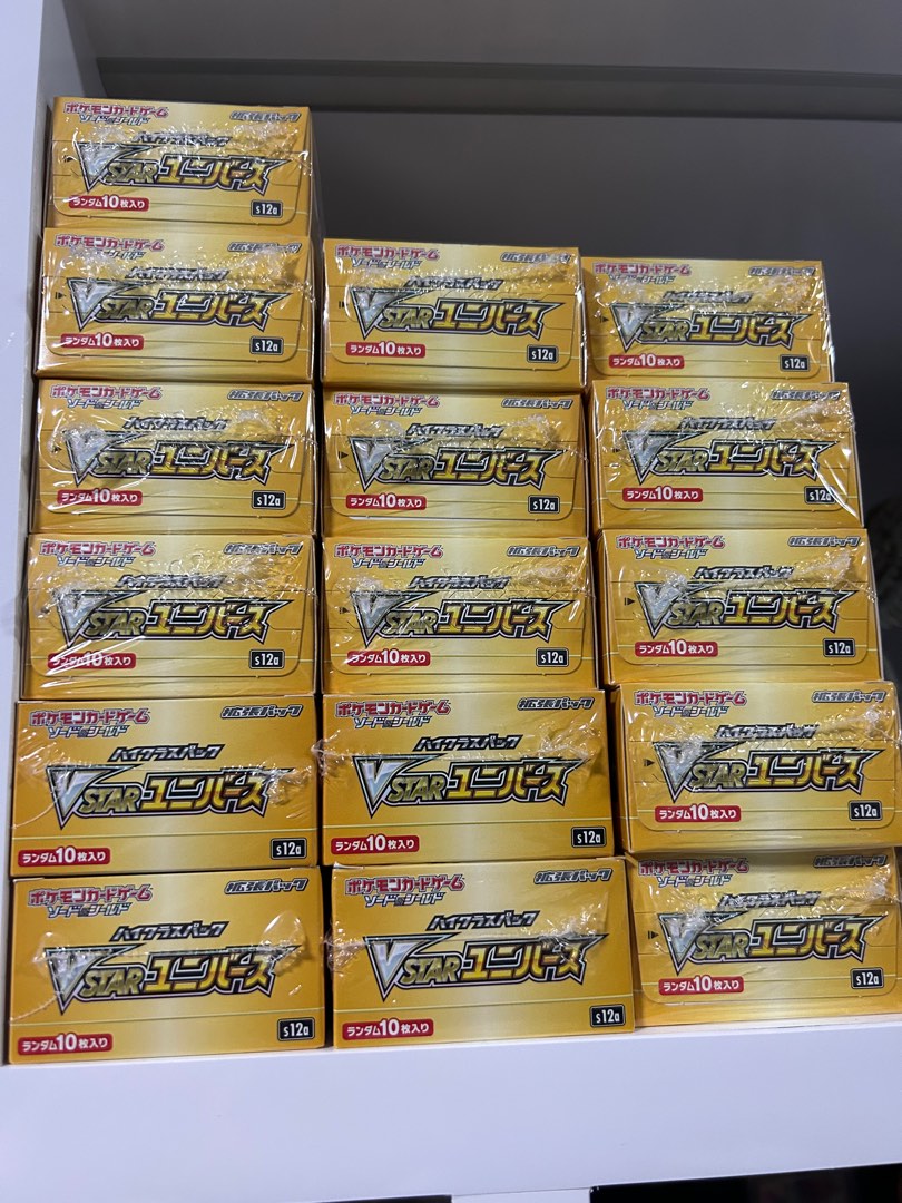 Japanese Pokemon TCG S12a Vstar Universe Booster box, Hobbies & Toys ...
