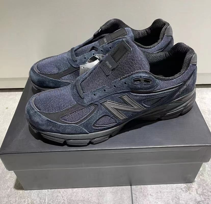 jjjjound x New Balance NB 990 v4 "navy" Navy blue US, Men's Fashion ...