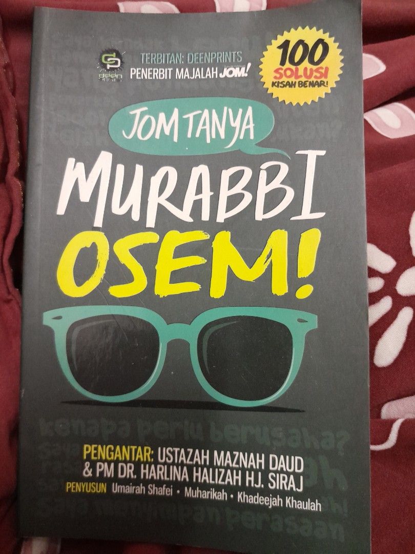Jom Tanya Murabbi Osem Majalah Jom! : 100 Solusi Kisah Benar, Hobbies & Toys, Books & Magazines ...