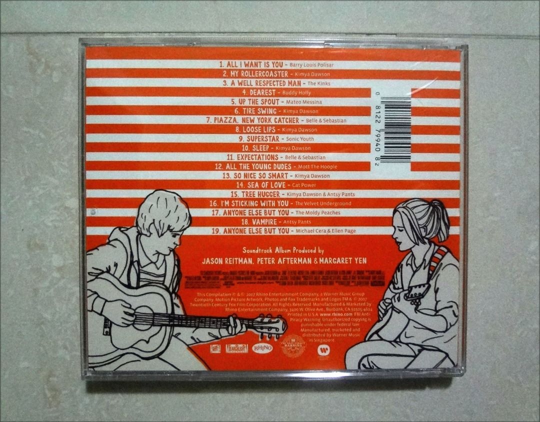 Juno CD Soundtrack From The Motion Picture OST, Hobbies & Toys, Music & Media, CDs & DVDs on ...