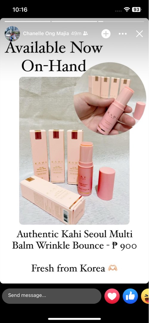 Kahi Seoul Multi Balm Wrinkle Bounce, Beauty & Personal Care, Face ...