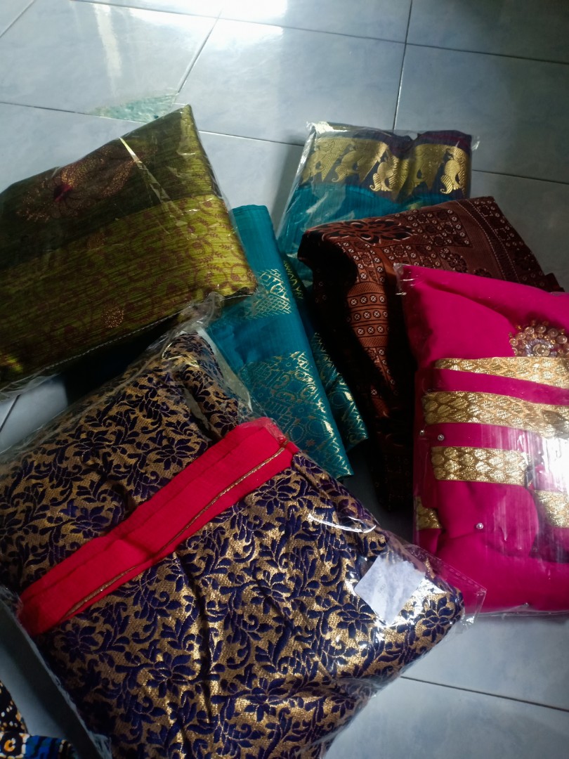 Kain sari dari india, Women's Fashion, Dresses & Sets, Traditional ...