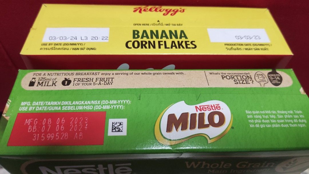 Kellogg's Banana And Nestle Milo conflakes, Food & Drinks, Other Food ...