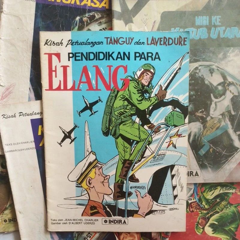 komik kisah petualangan Tanguy & laverdure, Buku & Alat Tulis, Komik ...