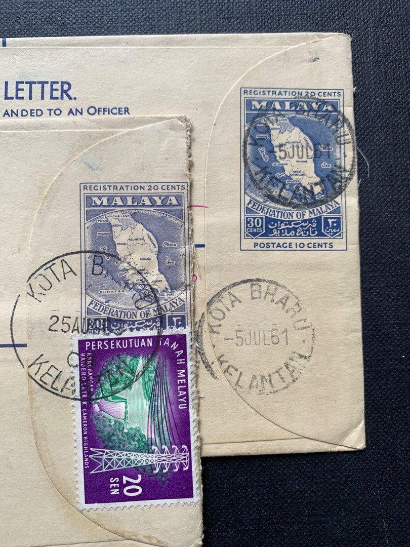 Kota Bharu KELANTAN Registered Letters, Hobbies & Toys, Collectibles ...