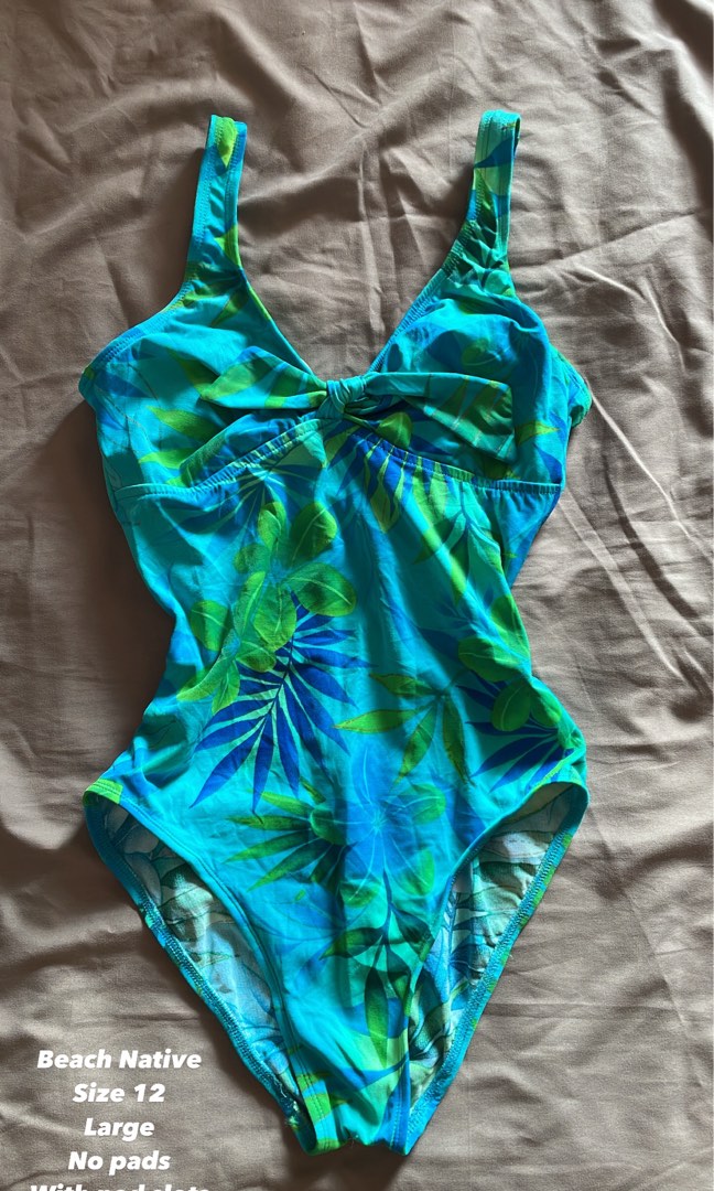 (L) Beach Native One Piece Swimsuit, Women's Fashion, Swimwear, Bikinis ...