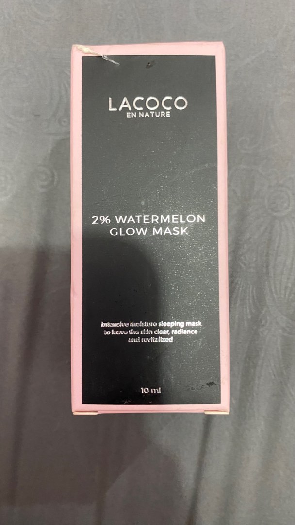 lacoco watermelon glow mask, Kesehatan & Kecantikan, Kulit, Sabun ...
