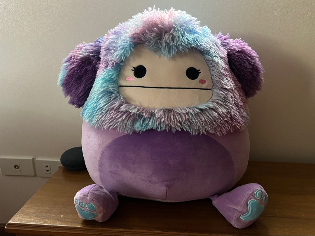 Large Purple Eden the Bigfoot Squishmallow 16 inch, Hobbies & Toys ...