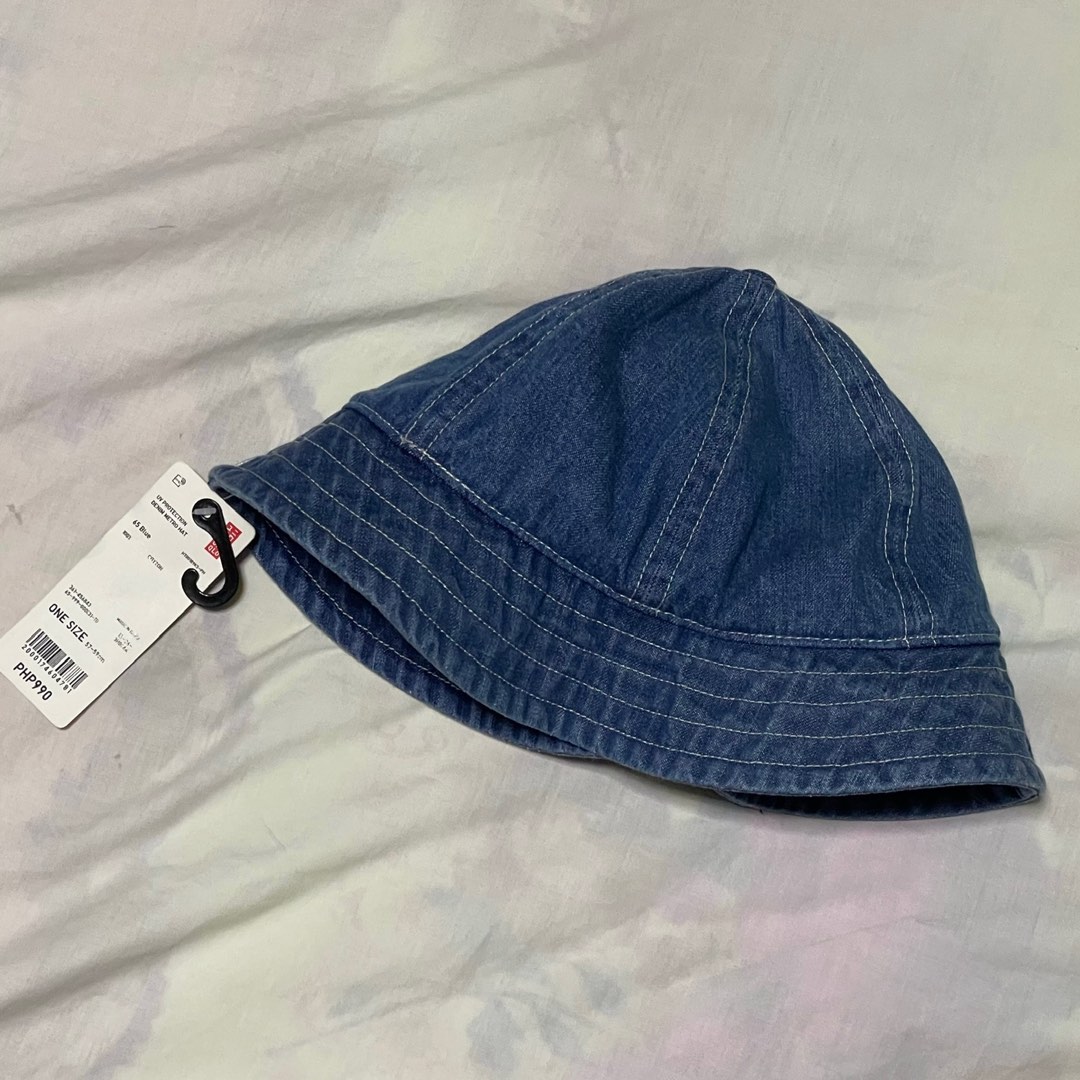 Last Price Posted! Uniqlo Denim Bucket Metro Hat, Men's Fashion ...