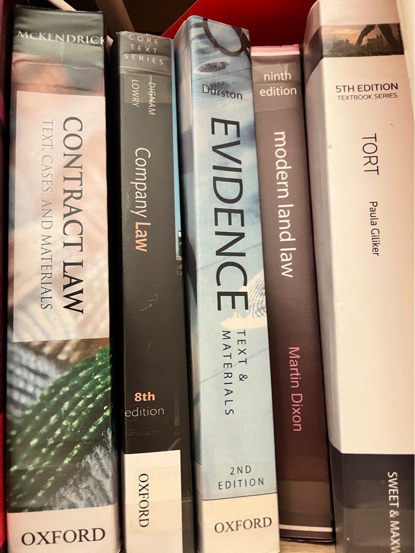 Law Textbooks, Hobbies & Toys, Books & Magazines, Textbooks on Carousell