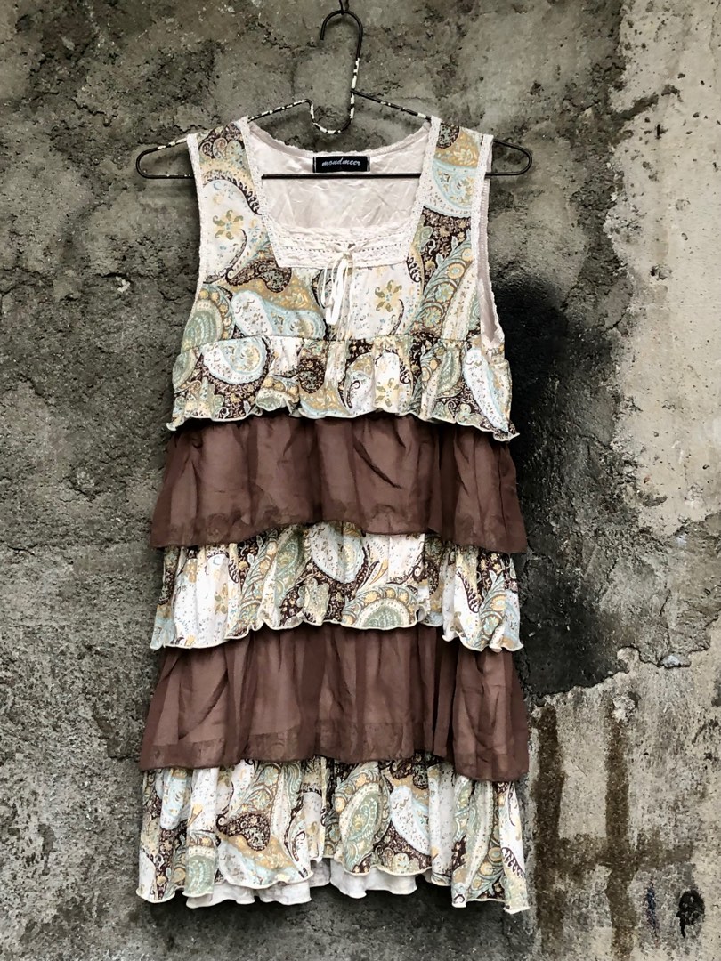 layered dress, Women's Fashion, Dresses & Sets, Dresses on Carousell