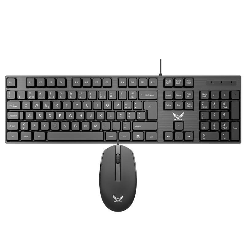 Ld801 Office Business Mouse And Keyboard Set Computer Accessories Usb Wired Mouse And Keyboard