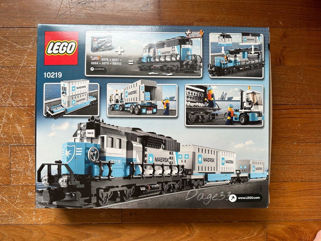 Lego 10219 - Maersk Container Train, Hobbies & Toys, Toys & Games on ...