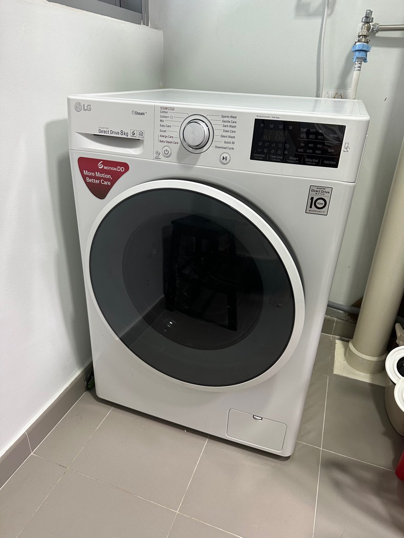 LG Front Load Washing Machine, TV & Home Appliances, Washing Machines ...