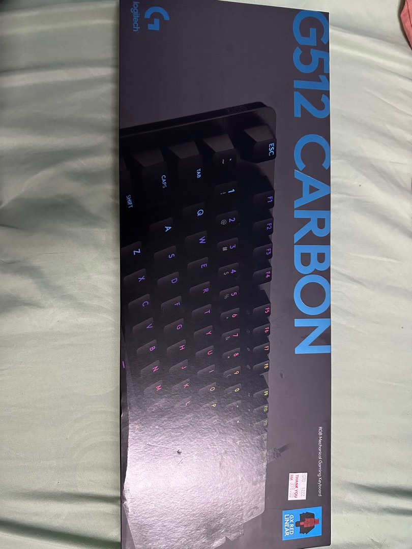 LOGITECH G512 CARBON （GX RED LINEAR）（1 year warranty）Still can nego ...