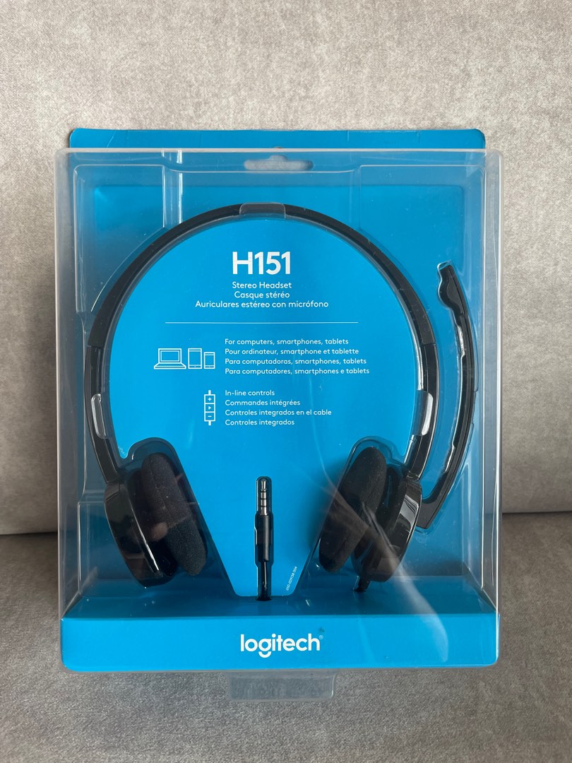 Logitech headset H151, Audio, Headphones & Headsets on Carousell
