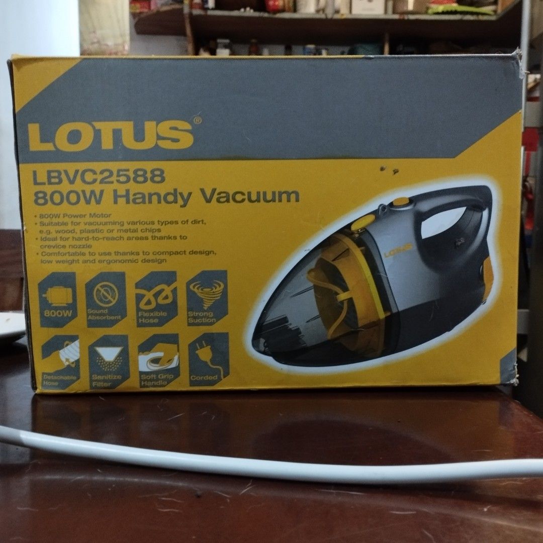 LOTUS LBVC2588 800W Handy Vacuum, TV & Home Appliances, Vacuum Cleaner ...