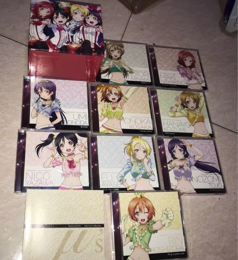 LOVE LIVE! COLLECTION MEMORIAL BOX, Hobbies & Toys, Collectibles ...