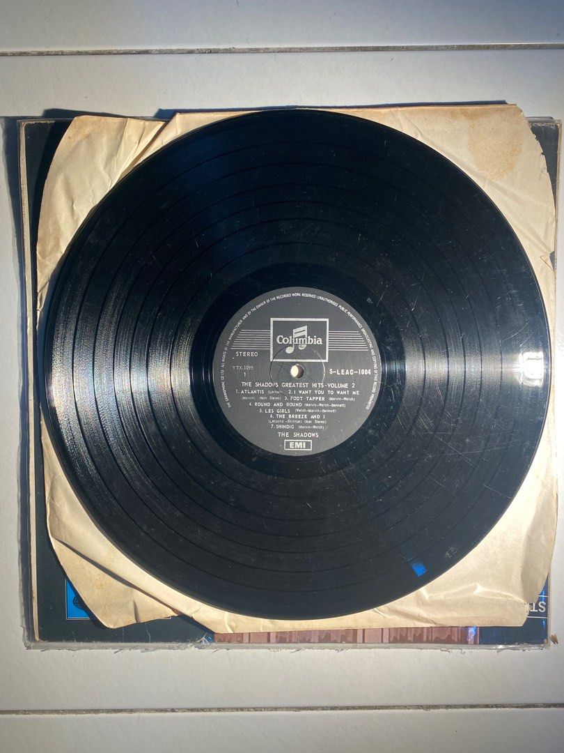 LP Vinyl The Shadows - greatest hits, Hobbies & Toys, Music & Media ...