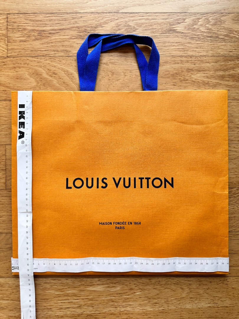 LV paper bag and box , Luxury, Accessories on Carousell