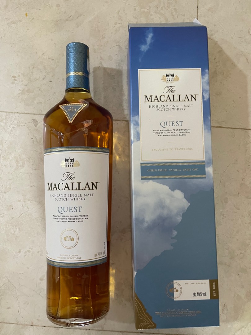 macalan quest 1L, Food & Drinks, Beverages on Carousell
