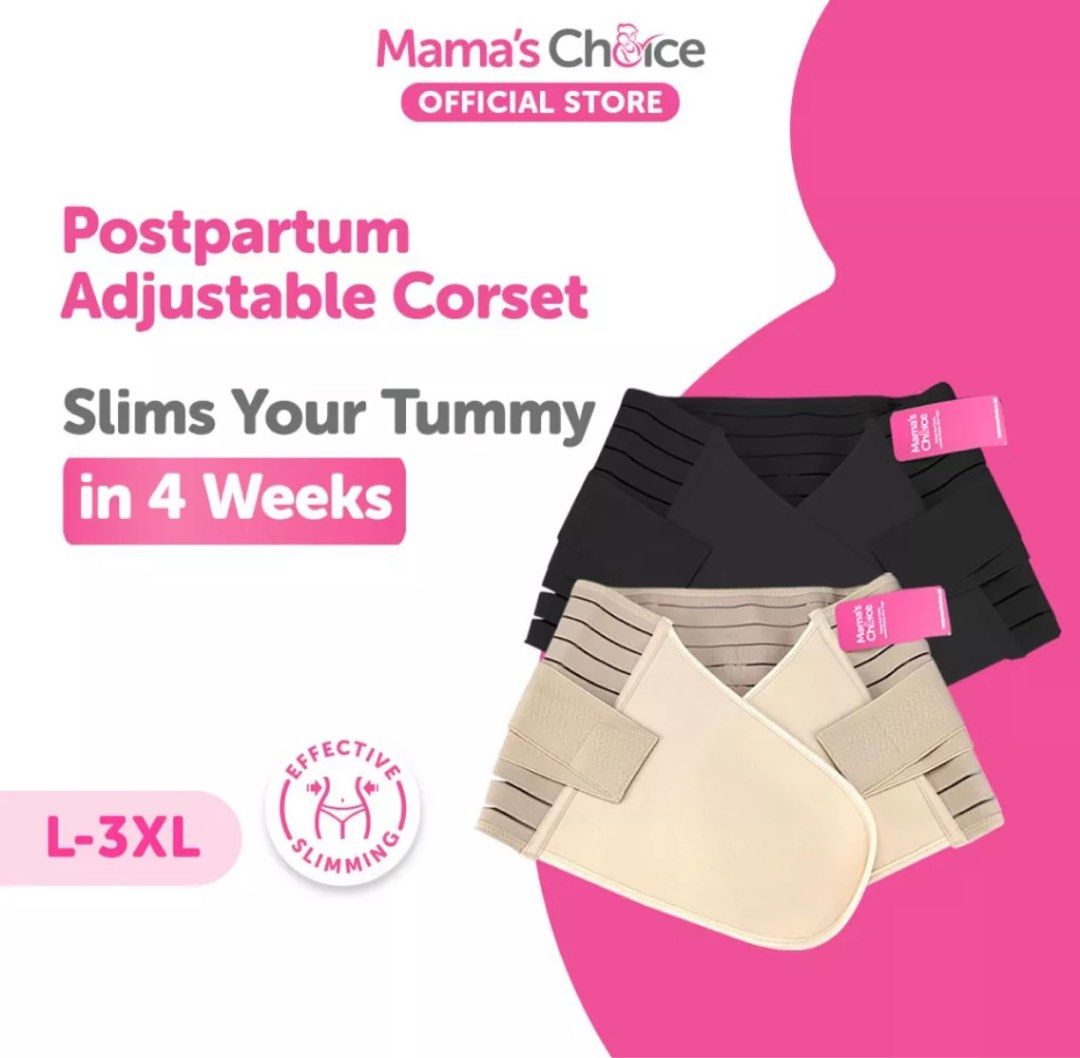 Mama choice Postpartum corset binder, Babies & Kids, Maternity Care on ...