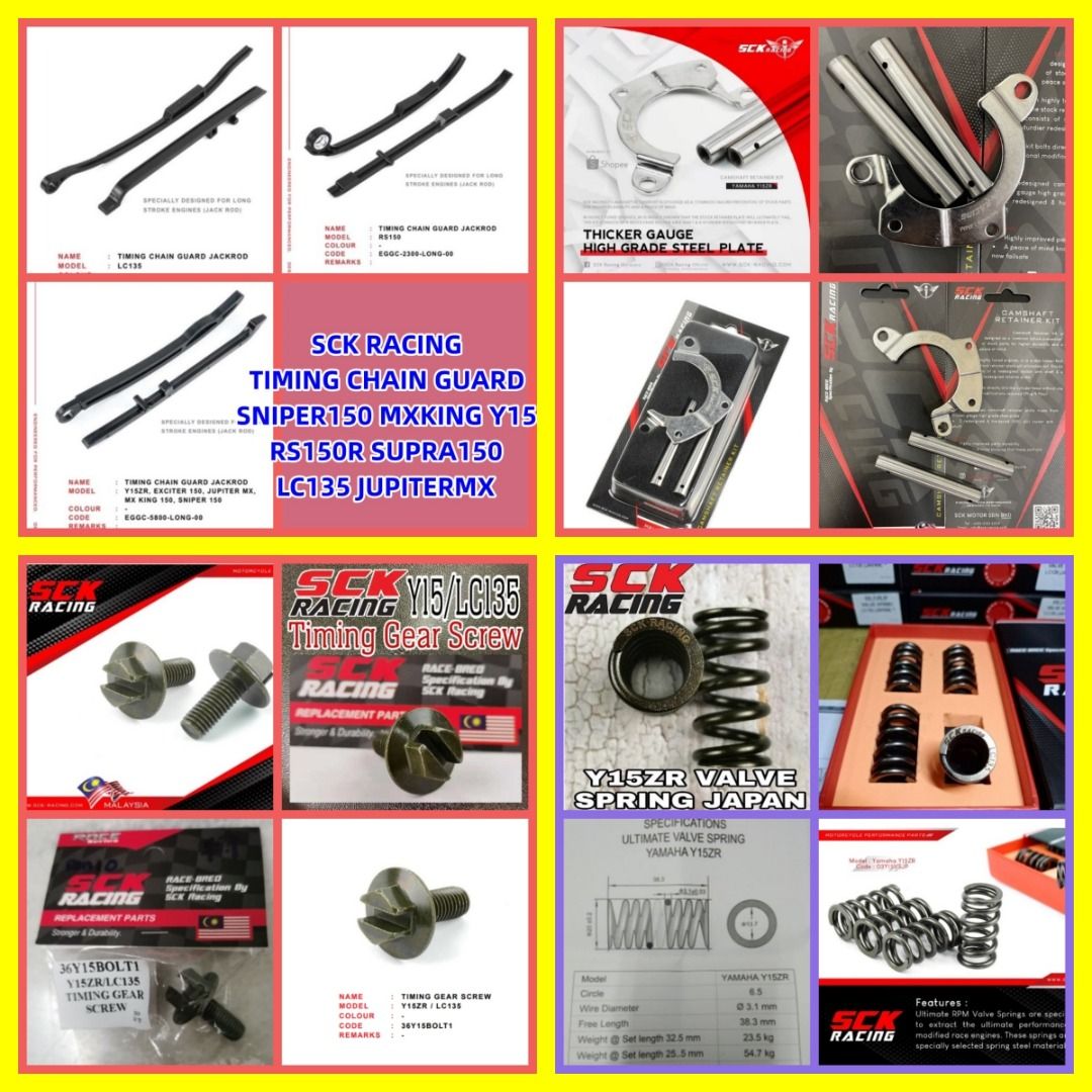 MASTER HIGH CAM CAMSHAFT/CRANKSHAFT/CAM BEARING/TENSIONER/TIMING CHAIN ...
