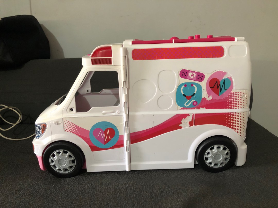 Mattel barbie ambulance / car, Hobbies & Toys, Toys & Games on Carousell