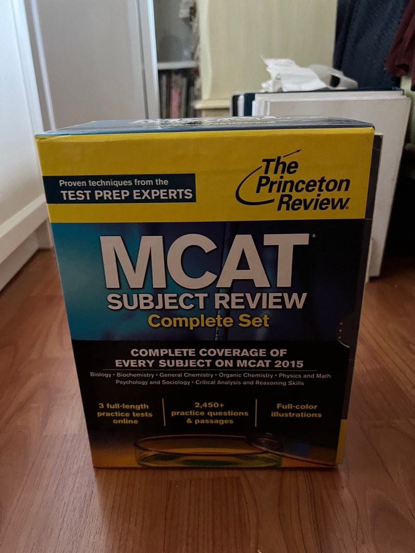 MCAT subject review complete set, Hobbies & Toys, Books & Magazines ...