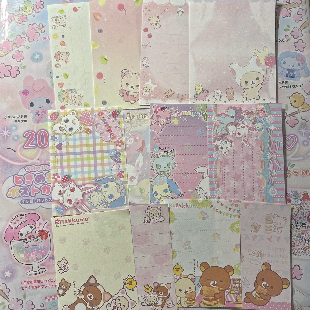 Memo Pad Sheets Bundle (t. Rilakkuma korilakkuma san-x sanrio jewel pet ...