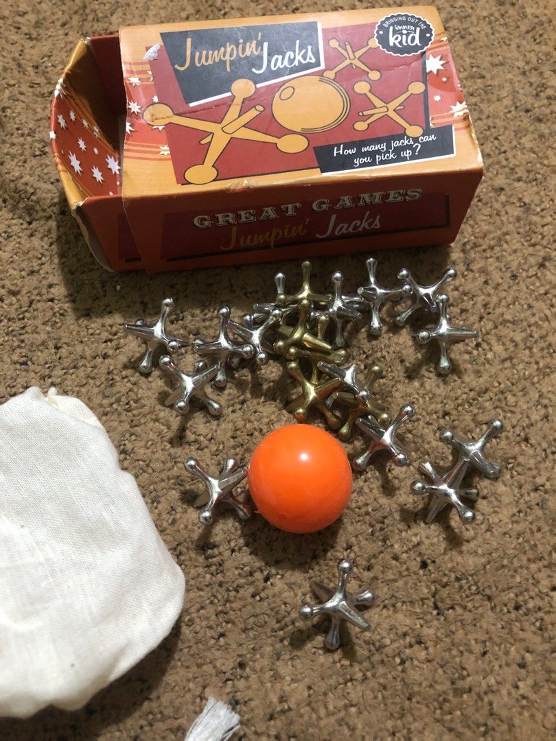Metal jack stones - jumping jacks, Hobbies & Toys, Toys & Games on ...