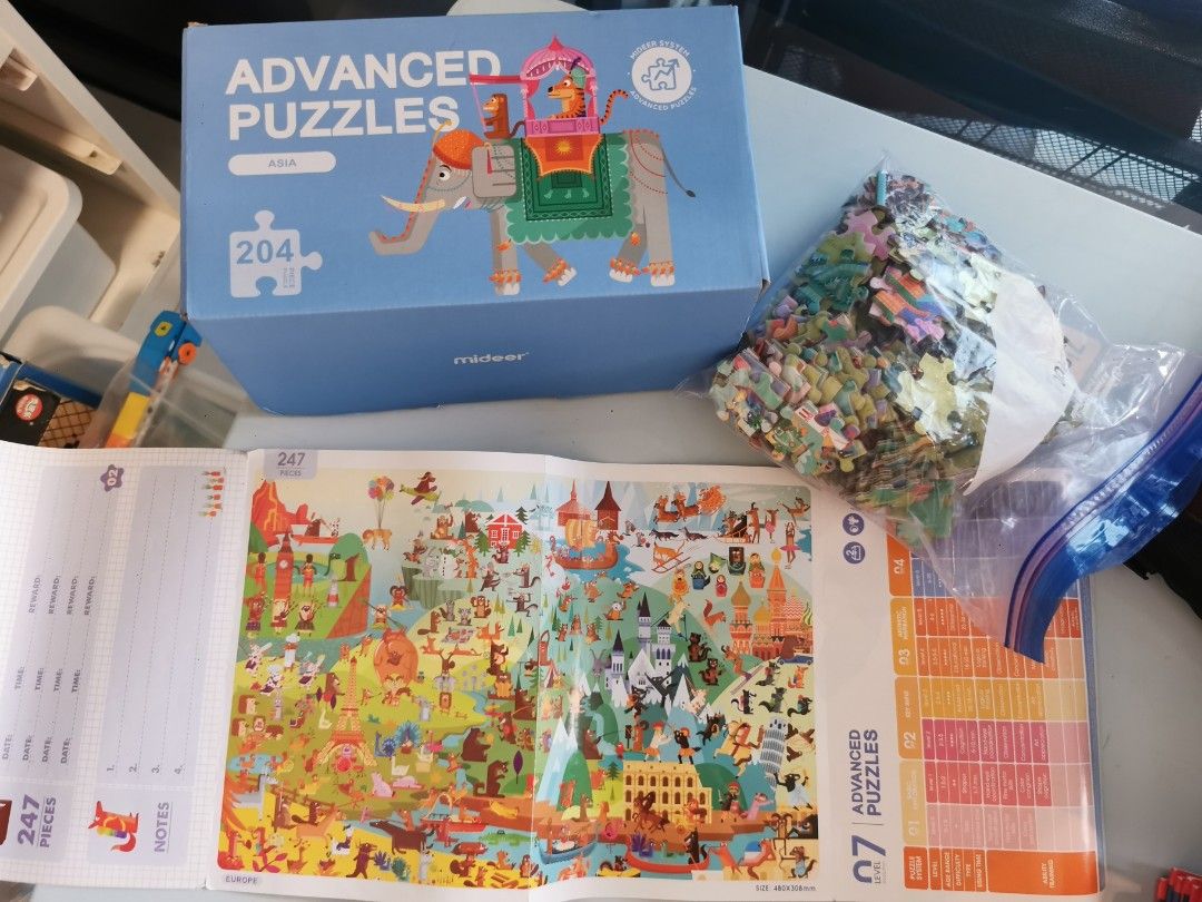 Mideer System Advanced Puzzles Asia, Hobbies & Toys, Toys & Games on ...