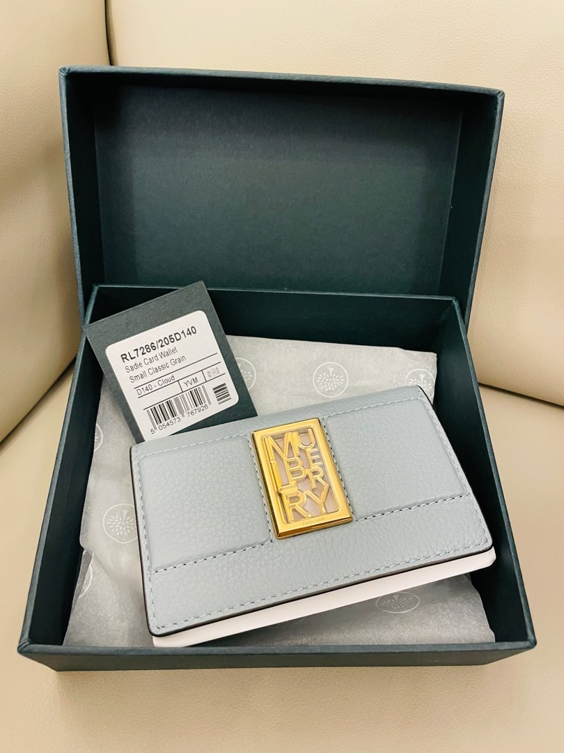 Mulberry Sadie Card wallet Small Classic Grain, 名牌, 手袋及銀包 - Carousell