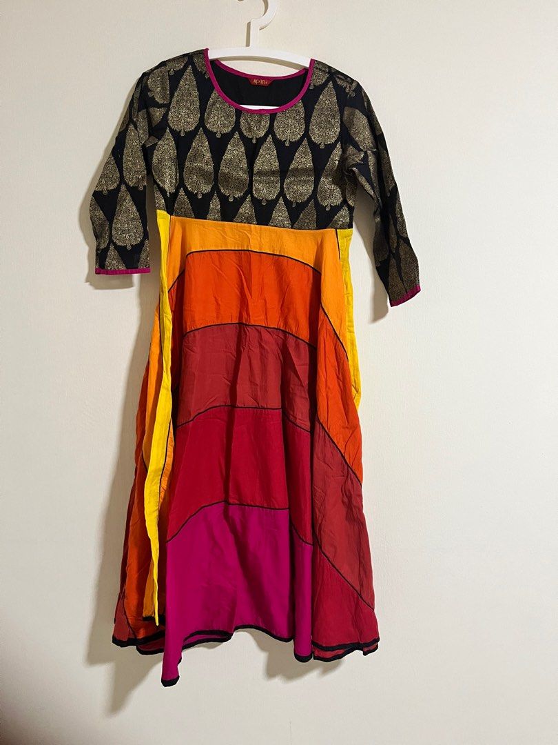 Multi Colour Indian Dress Kurta, Women's Fashion, Dresses & Sets ...