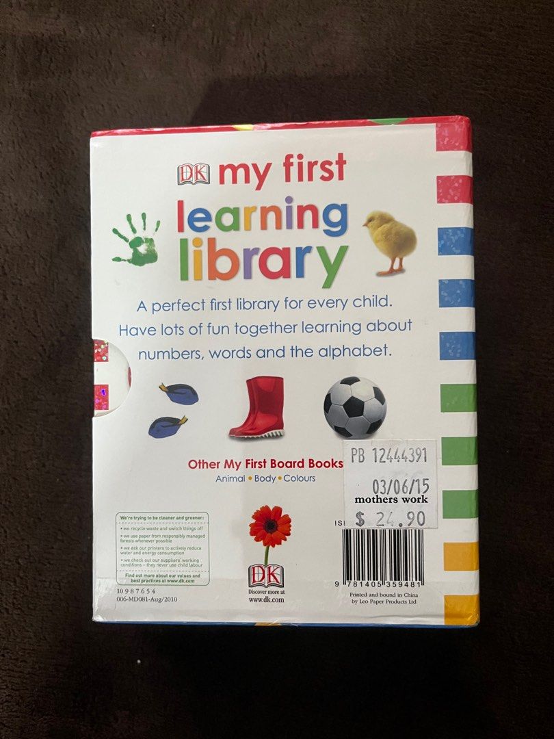 My first learning library, Hobbies & Toys, Books & Magazines, Children ...