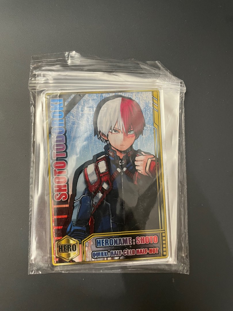 My Hero Academia MHA Todoroki Acrylic Status Card, Hobbies & Toys, Toys ...