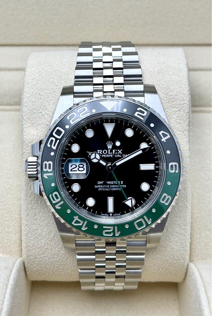 New 10/23 Rolex GMT MASTER II Sprite Jubilee 126720VTNR Lefty LHD ...