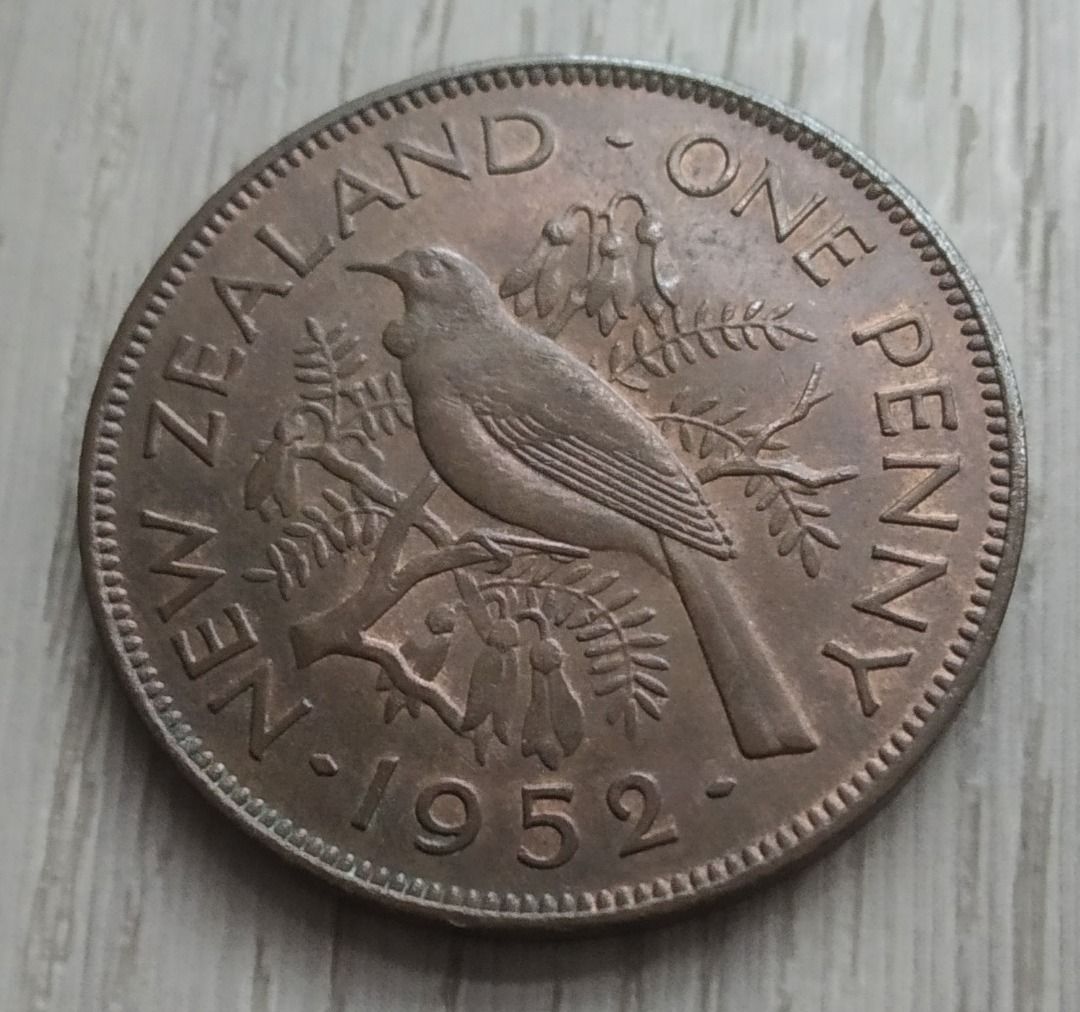 New Zealand 1952 Penny Unc Coin, Hobbies & Toys, Memorabilia ...