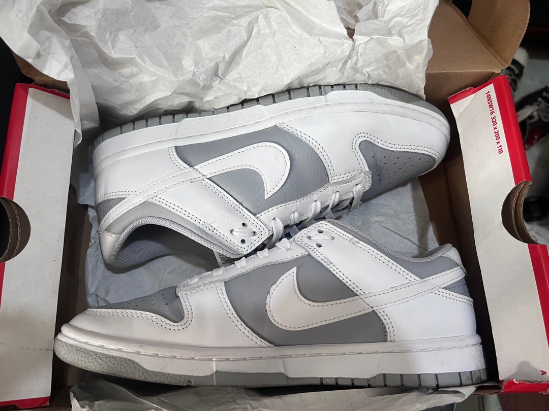 Nike dunk , Wolf Grey, Men's Fashion, Footwear, Sneakers on Carousell