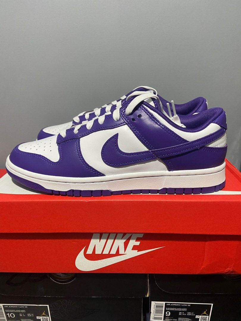 Nike Dunk Low Court Purple below srp, Men's Fashion, Footwear, Sneakers ...