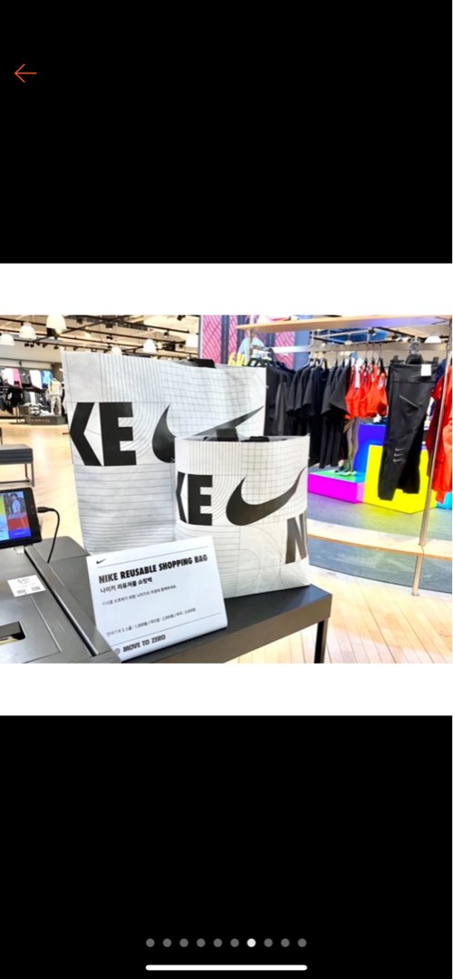 Nike Reusable Shopping Bag, Women's Fashion, Bags & Wallets, Tote Bags ...