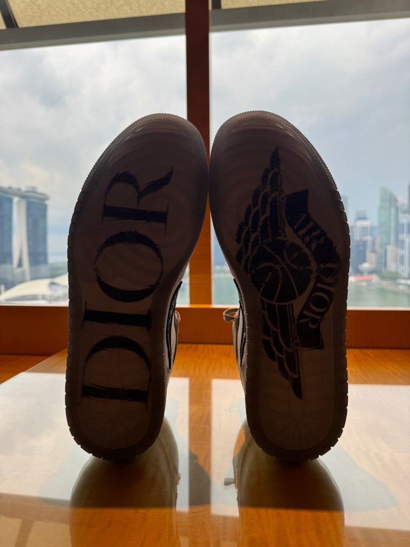 Nike x Dior Air Jordan 1 High US12/EU46, Men's Fashion, Footwear ...