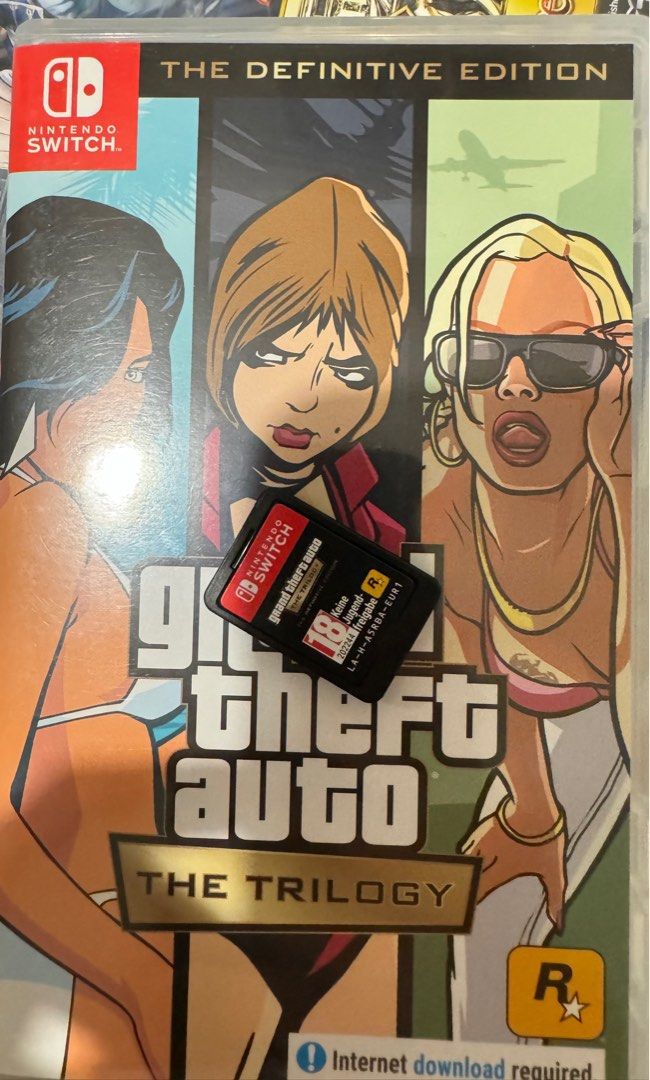 Nintendo Switch GTA Grand Theft Auto: The Trilogy - The Definitive ...