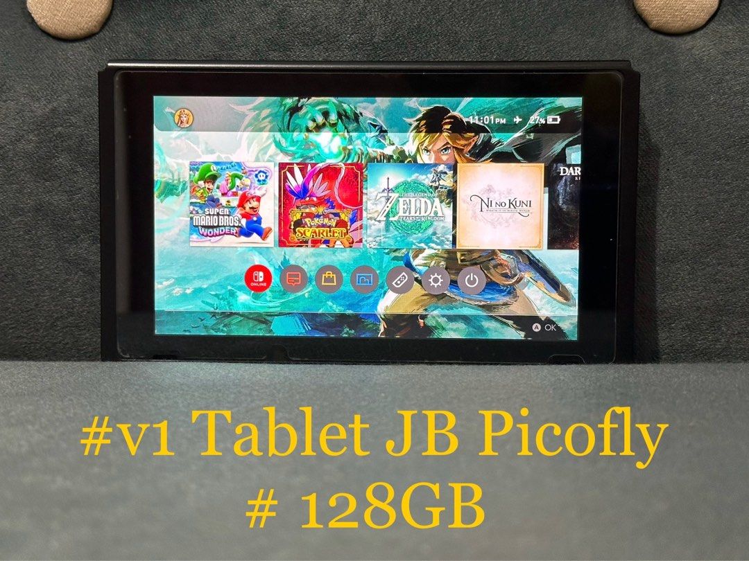 Nintendo Switch v1 Tablet - JB Picofly, Video Gaming, Video Game ...